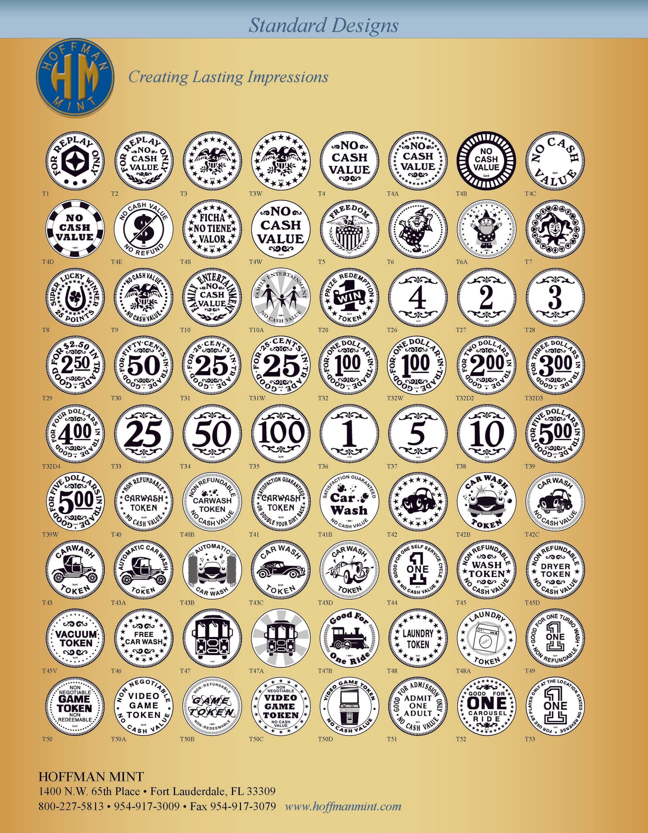 Souvenir Tokens & Medallions – Hoffman Mint®